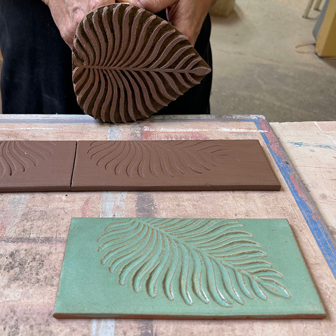 Stamped Tiles – Clay Squared