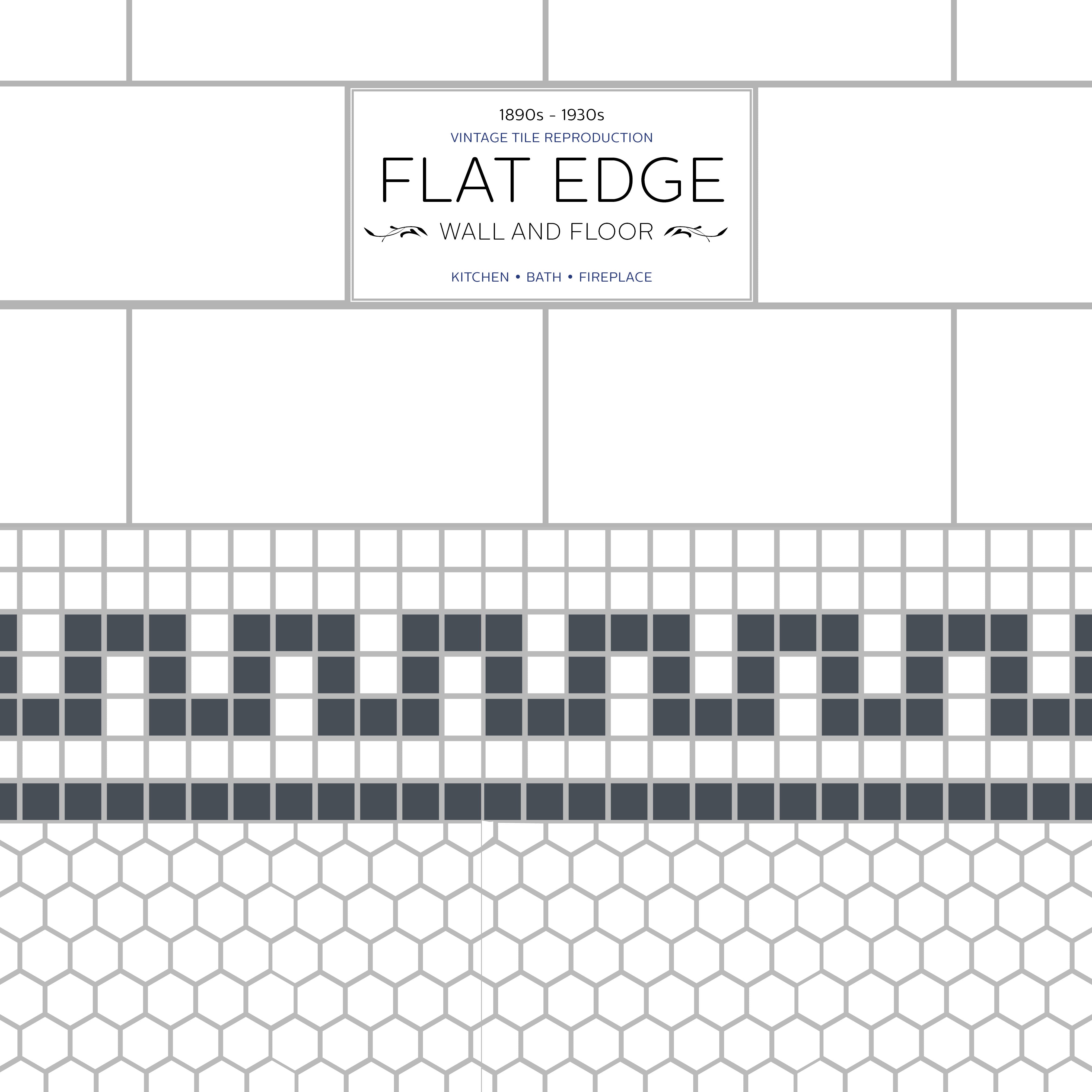 Flat Edge Wall and Floor Tile – Clay Squared
