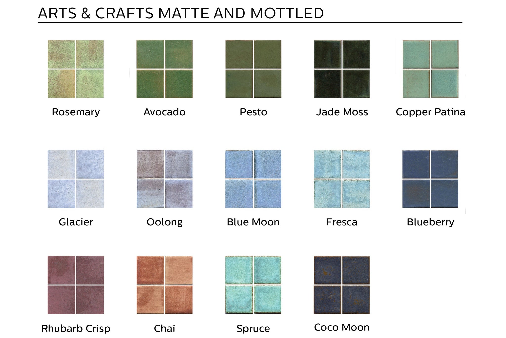 Handmade Tile Samples Pack – Clay Squared