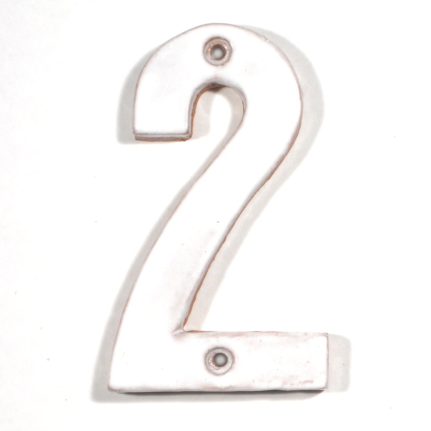 Matte White Art & Crafts Cut Out House Numbers – Clay Squared