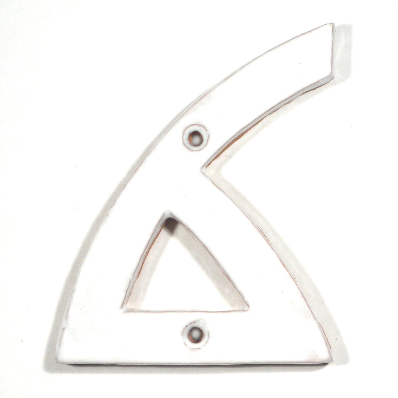 Matte White Art & Crafts Cut Out House Numbers – Clay Squared